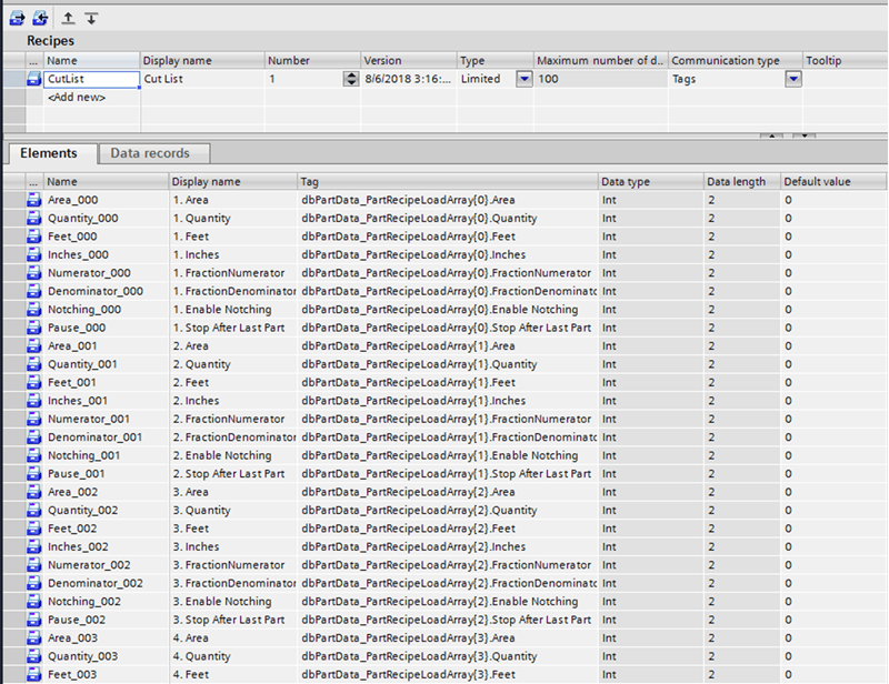 Importing Csv Recipe Files Into Siemens Hmi And Iteratively Downloading Multiple Data Records